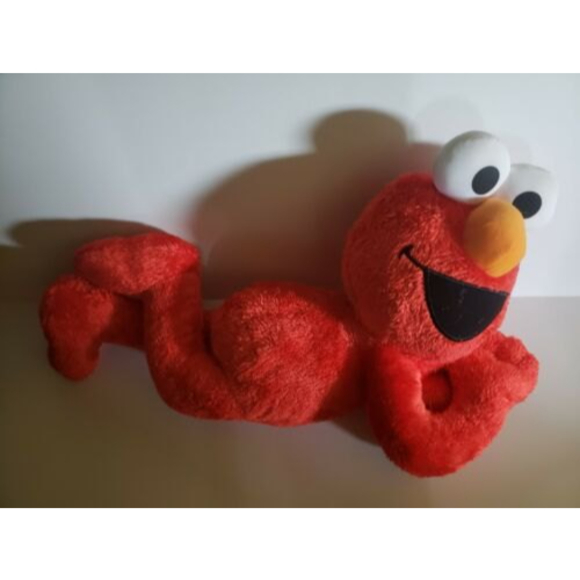 Toys | Stuffed Plush 24 Inches Elmo Laying Down Position Sesame Street ...